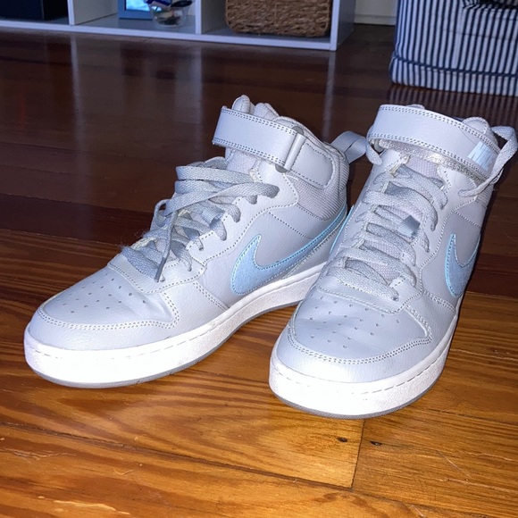 Nike | Shoes | Gray And Sky Blue Nikes | Poshmark